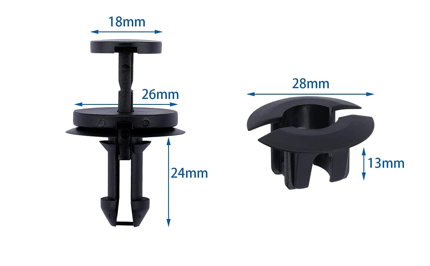 GM Front Air Deflector Retainers Clips for GM Chevrolet 15733971 15733 ...